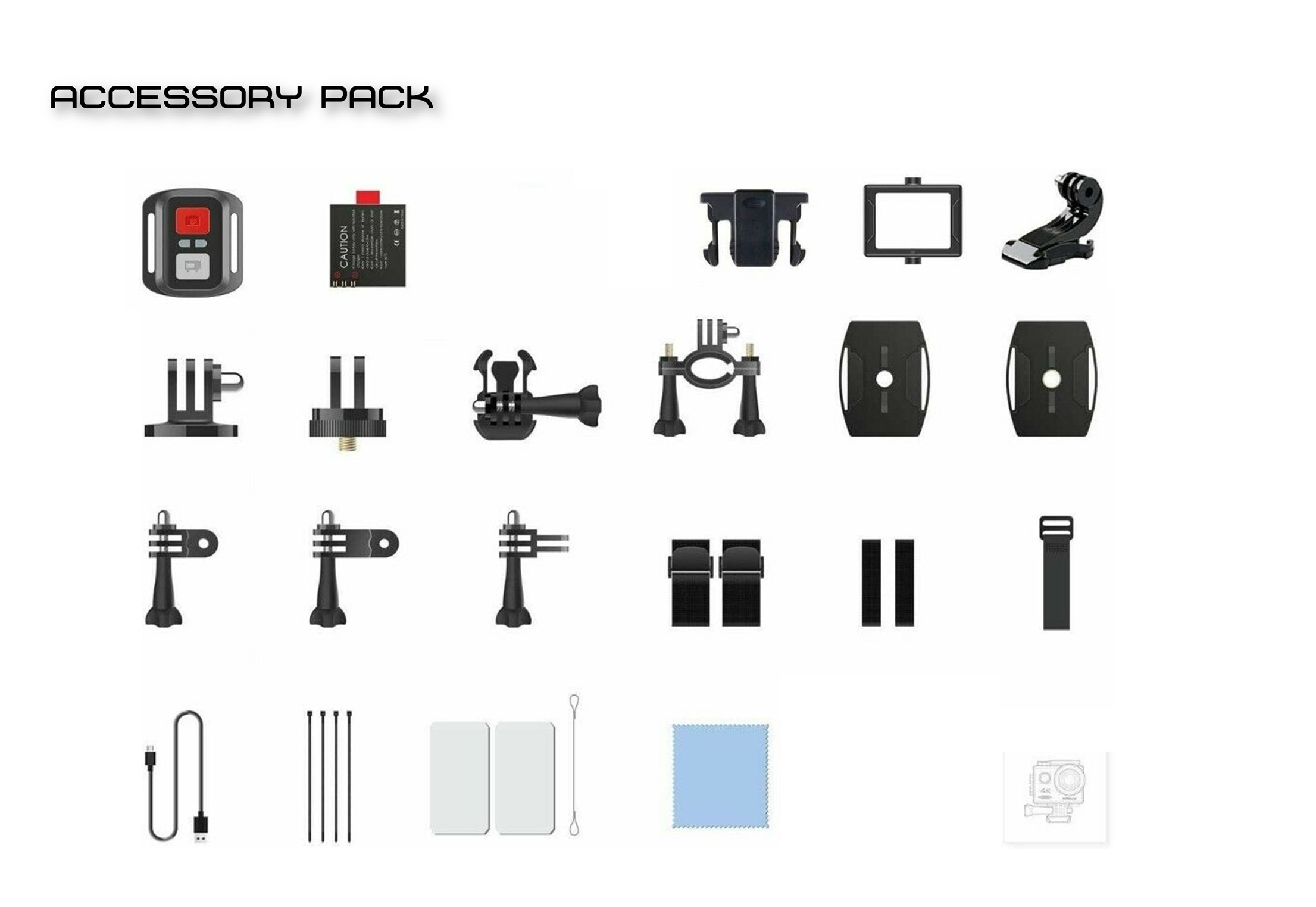 Action camera full HD Wifi 1080P écran 2.0" noir avec boitier sous 30 ...