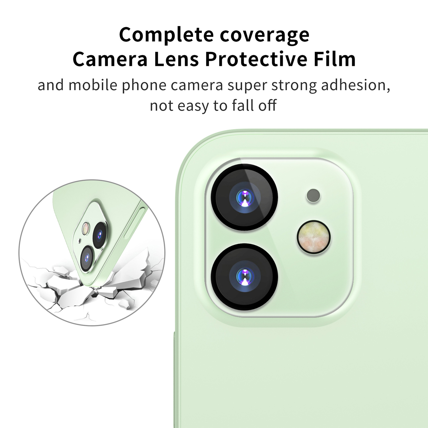 Protection de la caméra pour Apple iPhone 12 MINI Camera Protector Film ...