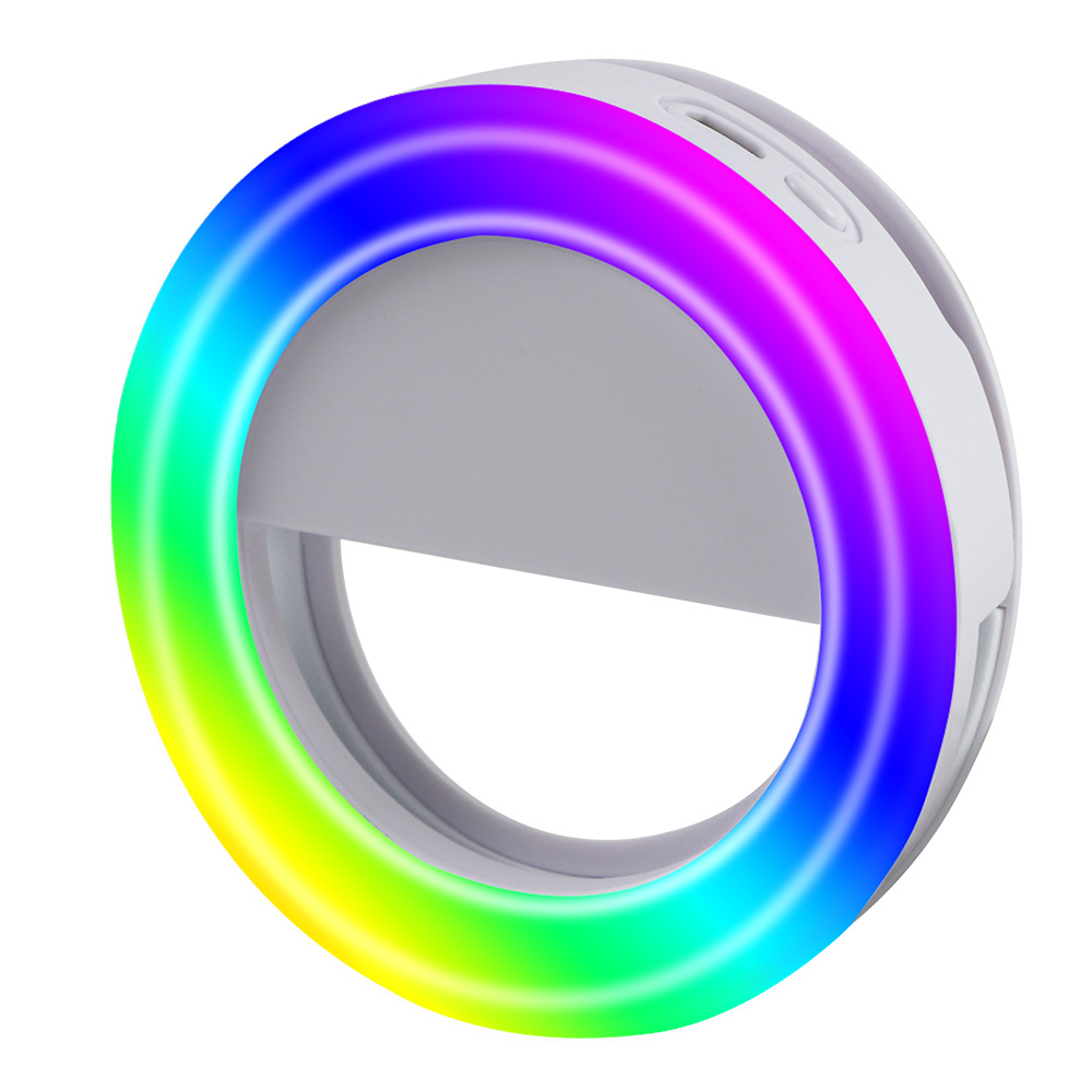 Anneau lumineux portable, diamètre de l'anneau 8.5cm, 16 LEDs, lumière ...